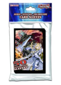 yu-gi-oh! albaz - ecclesia - tri-brigade card sleeves