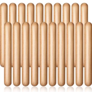 boao 20 pieces rhythm sticks for kids bulk 8 inch music lummi sticks with carry bag music rhythm sticks classical wood claves musical percussion instrument musical sticks classroom set