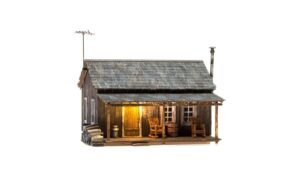 woodland scenics br4955 n b/u rustic cabin