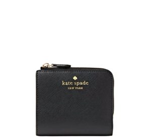 kate spade brynn small l-zip wallet in black