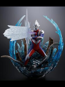 tamashii nations - ultraman tiga - ultraman tiga multi type, bandai spirits figuartszero collectible statue