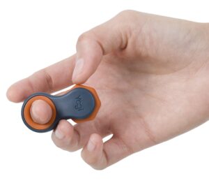 yogi fidget toy - patented fidget spinner design, desk toy for office, anxiety relief, adhd toy, autism, quiet fidget toys for adults & kids, five ring sizes, easy to use sensory toy - supernova