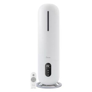 crane ultrasonic cool mist tower humidifier, 2 gallon,white,ee-6917