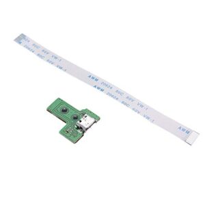 usb charging port board 14 pin jds-030 for ps4 controller dualshock flex cable green