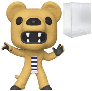 pop college mascots: penn state nittany lion funko pop vinyl figure bundled with multicolored 3.75 inches