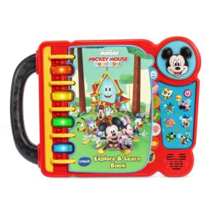 vtech disney junior mickey mouse funhouse explore and learn book