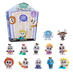 disney doorables olaf presents collection peek, collectible blind bag figures, kids toys for ages 5 up, amazon exclusive by just play