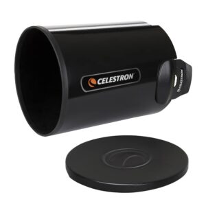 celestron – dew shield with cover cap – aluminum dew prevention – fits 6” schmidt cassegrain telescope