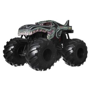 hot wheels monster trucks oversized 1:24 scale diecast neon mega wrex