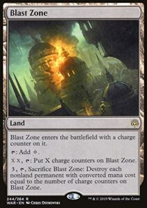 magic: the gathering singles mtg magic: the gathering - blast zone (244) war of the spark war (war244)