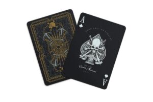 gents of fortune playing cards black flag edition waterproof gent supply