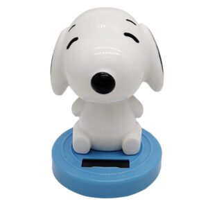 colcolo solar bobbleheads dog model, dashboard car decorations, desktop ornaments , blue