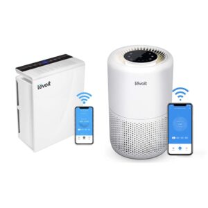 levoit air purifiers for home large room and bedroom, smart wifi alexa control