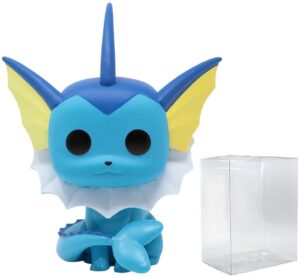 pokemon - vaporeon pop! vinyl figure (bundled with compatible pop box protector case)