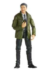 marvel legends series mcu disney plus wandavision agent jimmy woo action figure 6-inch collectible toy, 1 accessory and 2 build-a-figure parts