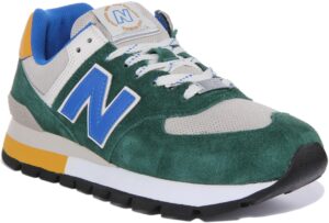 new balance men's ml574dvg sneaker, green, 11