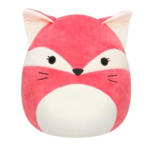 squishmallows original 14-inch fifi coral red fox - large ultrasoft official jazwares plush