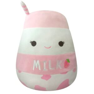 squishmallows original 14-inch amelie strawberry milk - large ultrasoft official jazwares plush