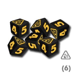 gaslands combat dice set / ensemble de dés de combat