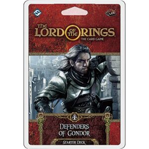 the lord of the rings the card game defenders of gondor starter deck - cooperative adventure game, strategy game, ages 14+, 1-4 players, 30-120 min playtime, made by fantasy flight games