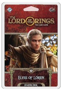 the lord of the rings the card game elves of lorien starter deck - cooperative adventure game, strategy game, ages 14+, 1-4 players, 30-120 min playtime, made by fantasy flight games