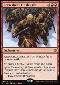 magic: the gathering singles berserkers' onslaught (130) dragons of tarkir dtk, red, dtk130