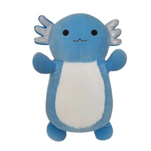 squishmallows original hugmees 14-inch blue gradient axolotl - large ultrasoft official jazwares plush