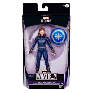 marvel legends series what if? captain carter stealth suit w/ shield exclusive