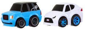 little tikes® my first cars™ crazy fast cars™ 2-pack electro riders™, ev electric vehicle themed pullback toy car vehicle goes up to 50 ft