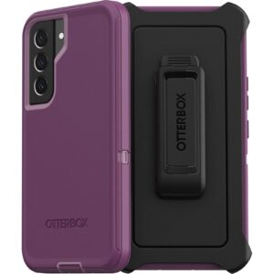 otterbox defender series series screenless edition case for galaxy s22 - happy purple