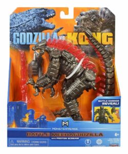 monsterverse godzilla vs kong 6" battle mechagodzilla w/proton scream,multicolor,mng11000 (packaging may differ)