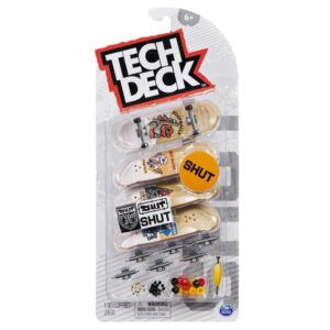 tech deck shut 4-pack finger boards