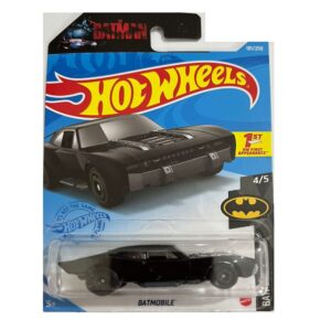 hot wheels 2021 - batmobile - 181/250 [glossy black] - batman 4/5-1st appearance