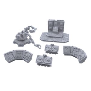 endertoys robotic manufacturing bundle by terrain4print, 3d printed tabletop rpg scenery and wargame terrain for 28mm miniatures