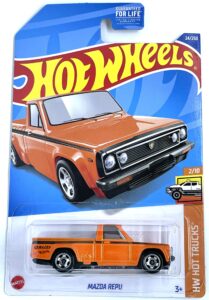 hot wheels 2022 - mazda repu - 24/250 [orange] - hw hot trucks 2/10