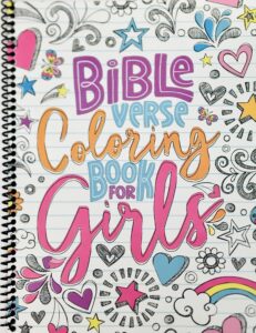 bible verse coloring book for girls