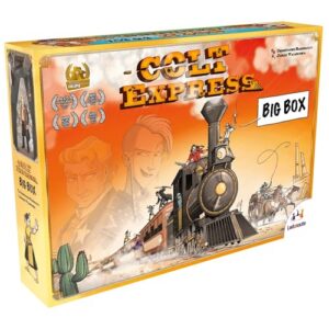 colt express big box board game - base game, expansions, and new bandit included! wild west adventure game, strategy game for kids & adults, ages 10+, 2-9 players, 40 min playtime, made by ludonaute