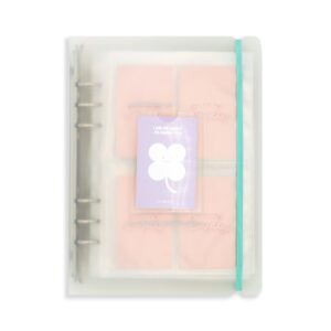 b fancy k-pop photocard holder book simple 6ring binder 200 photo pockets collect book