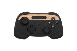 jowua multi-device wireless controller compatible for tesla model 3/y/s/x/cybertruck compatible for switch, one controller set, special programmed and design for tesla, compatible for t (wood) [nintendo_switch,windows,ios,android]