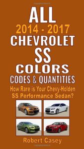 all 2014-2017 chevrolet ss colors, codes & quantities: how rare is your chevy-holden ss performance sedan?