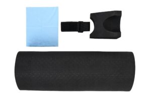 brilliance depot guitar mat with cradle neck support - durable, non-slip high quality tpe material - complete with microfiber guitar cloth