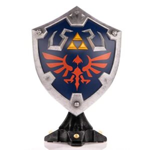 first 4 figure the legend of zelda: breath of the wild - hylian shield (collector's edition)