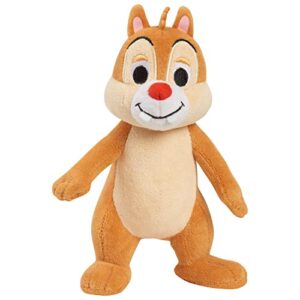 disney classic 6-inch bean plush dale small stuffed animal, chipmunk, super soft plush, kids toys for ages 2 up by just play