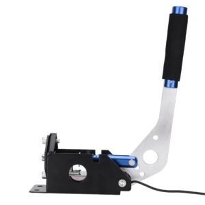 usb handbrake, usb pc game handbrake adjustable game handbrake, for sim racing games, support for g27 g25 g29 t500 t300(blue)