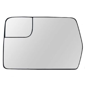 left driver side heated mirror glass replacement for 2011 2012 2013 2014 ford f150 driver side mirror - for ford f150 side mirror glass for f150 mirrors with rear holder - replace bl3z-17k707-e