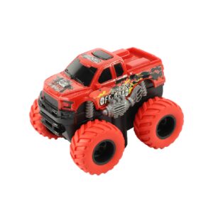 boomcaca tracks truck replacement only, light up magic cars for tracks compatible with glow in the dark (red truck)