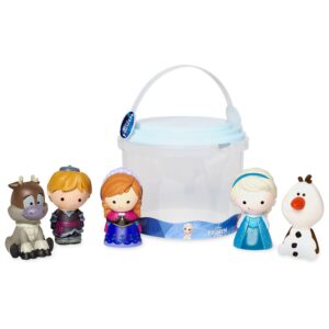 disney store official bath set (frozen) - kids bath accessories with beloved disney characters - colorful and fun bath time essentials for kids - suitable for all ages