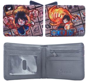 amatensu anime characters monkey d luffy wallet roronoa zoro wallet trafalgar d water law wallet portgas d ace wallet i