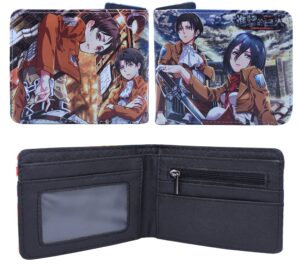 amatensu anime characters eren jaeger wallet mikasa ackerman wallet levi ackerman wallet f