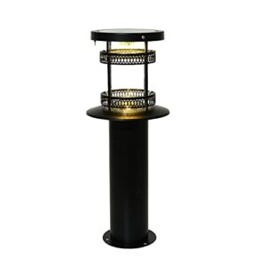 mcabujt led european style outdoor waterproof lawn lamp, villa garden lamp, home garden decoration small street lamp, garden landscape entrance small street lamp